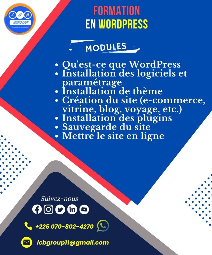 Formation - LCB GROUP